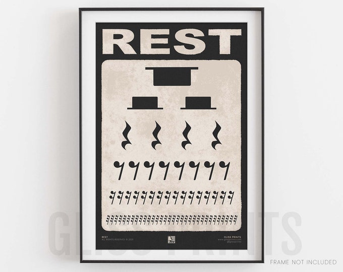 Bass Clef Poster Music Art Print - Etsy