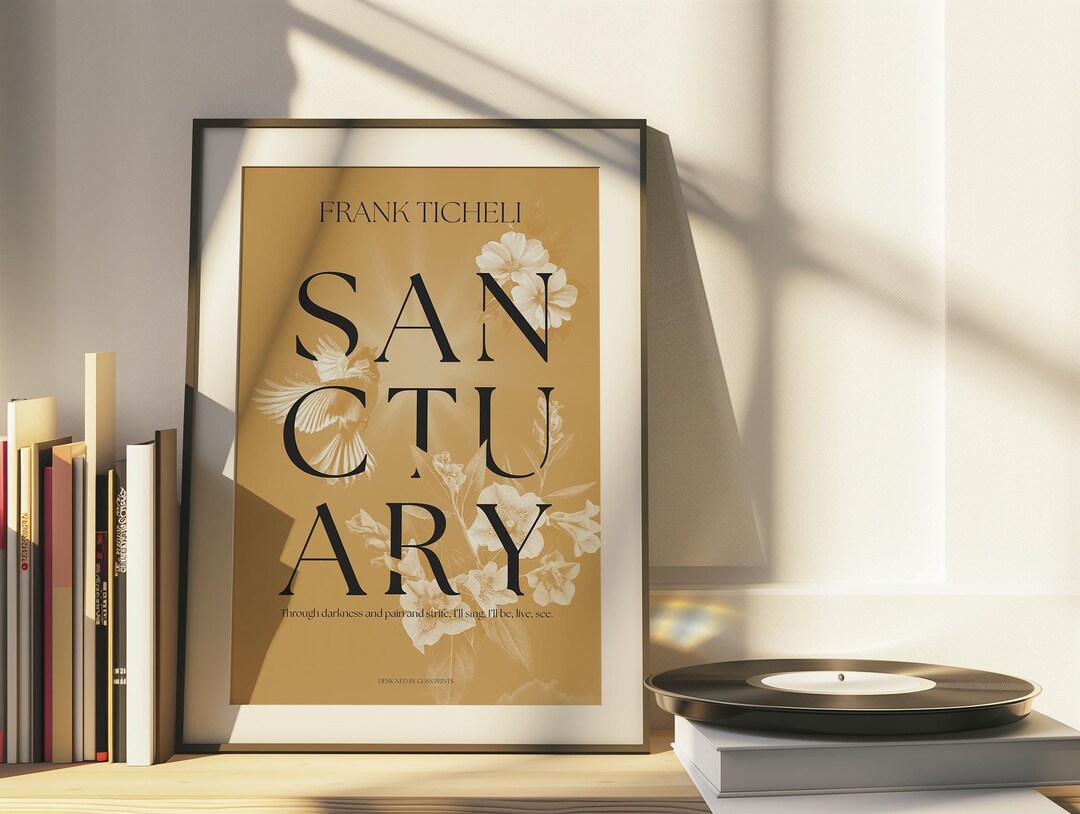 Frank Ticheli's Sanctuary Concert Poster - Etsy