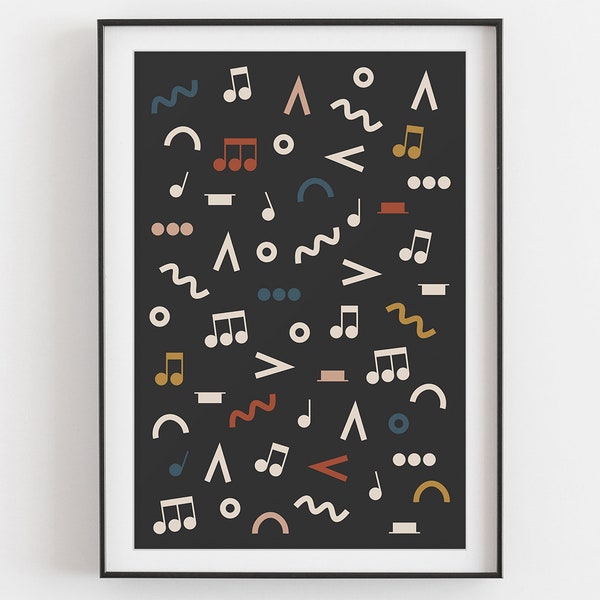 Music Note Poster - Etsy