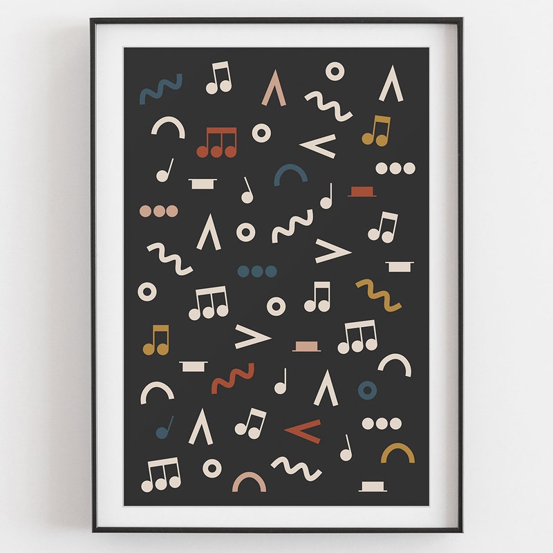 Music Note Poster - Etsy
