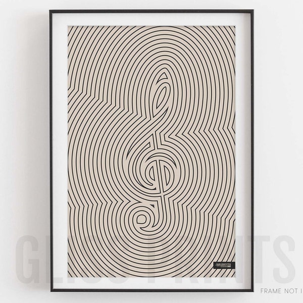 Treble Clef Pattern - Etsy