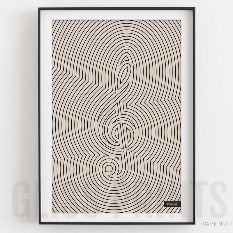 Treble Clef Pattern - Etsy