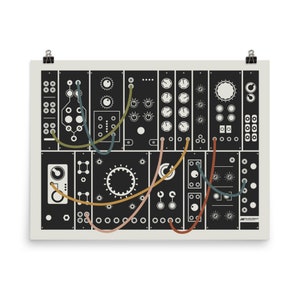 Modular Synthesizer Poster | Inspired by Eurorack | Gift for Music ...