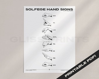 Printable Solfege - Etsy