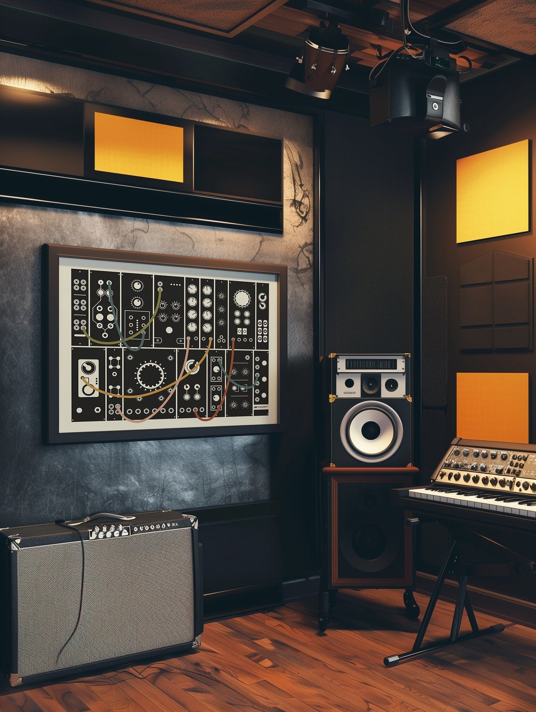 Modular Synthesizer Poster | Inspired by Eurorack | Gift for Music ...