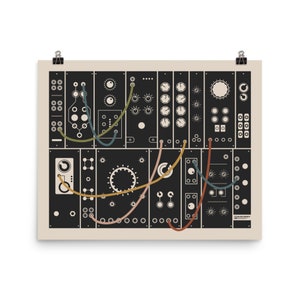 Modular Synthesizer Poster Inspired by Eurorack Gift for Music Producer ...