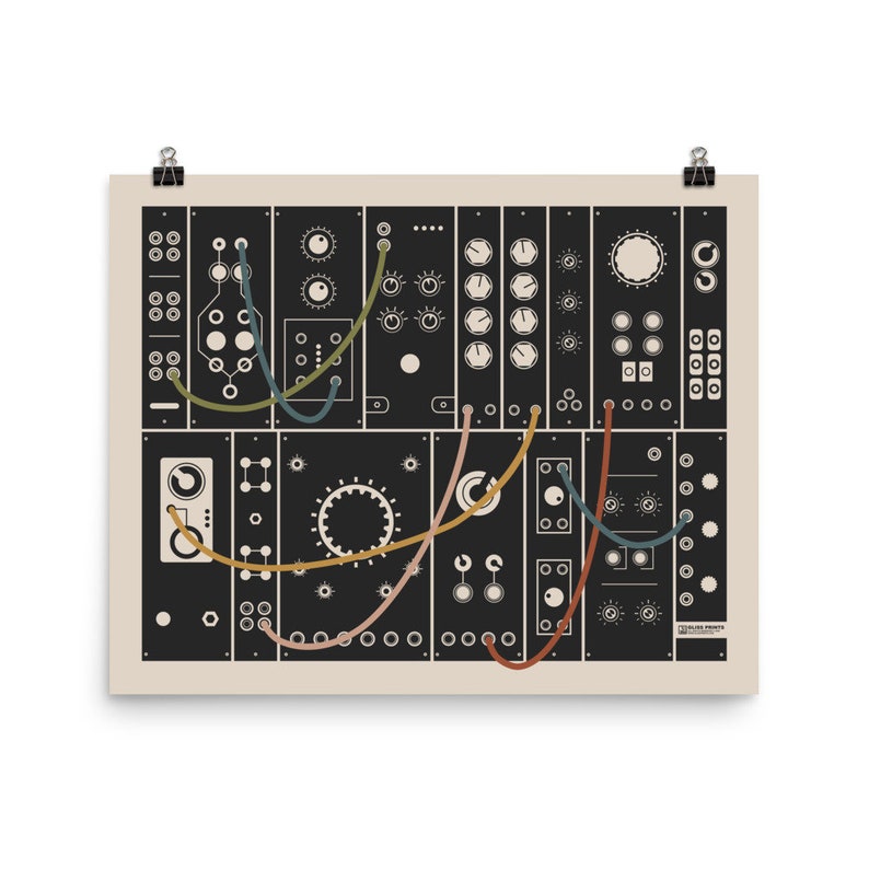 Modular Synthesizer Poster Inspired by Eurorack Gift for - Etsy