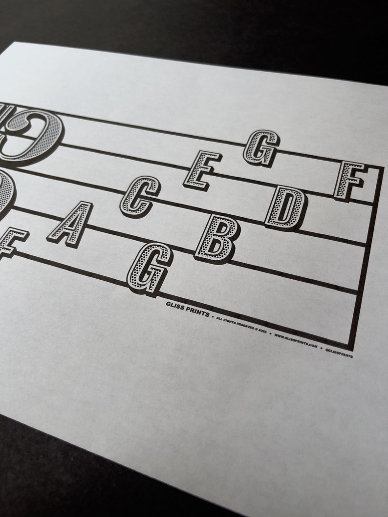 Alto Clef Note Names Printable PDF | Typography Design | Music ...