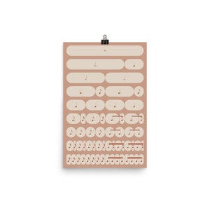 Music Note Value Poster | Rhythm Beat Breakdown | Pink - Etsy