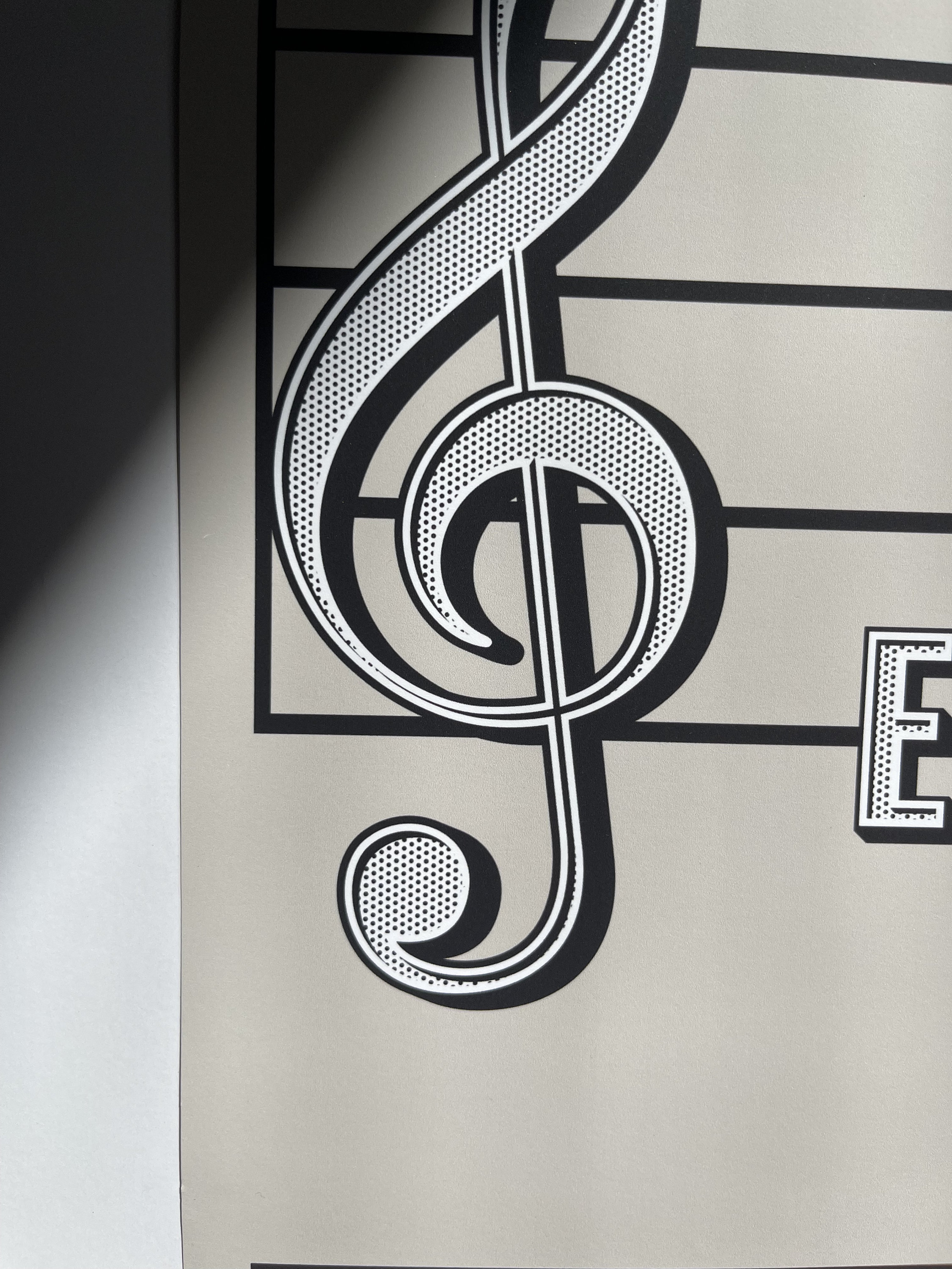 Treble Clef Bass Clef Note Names Poster Music Education - Etsy