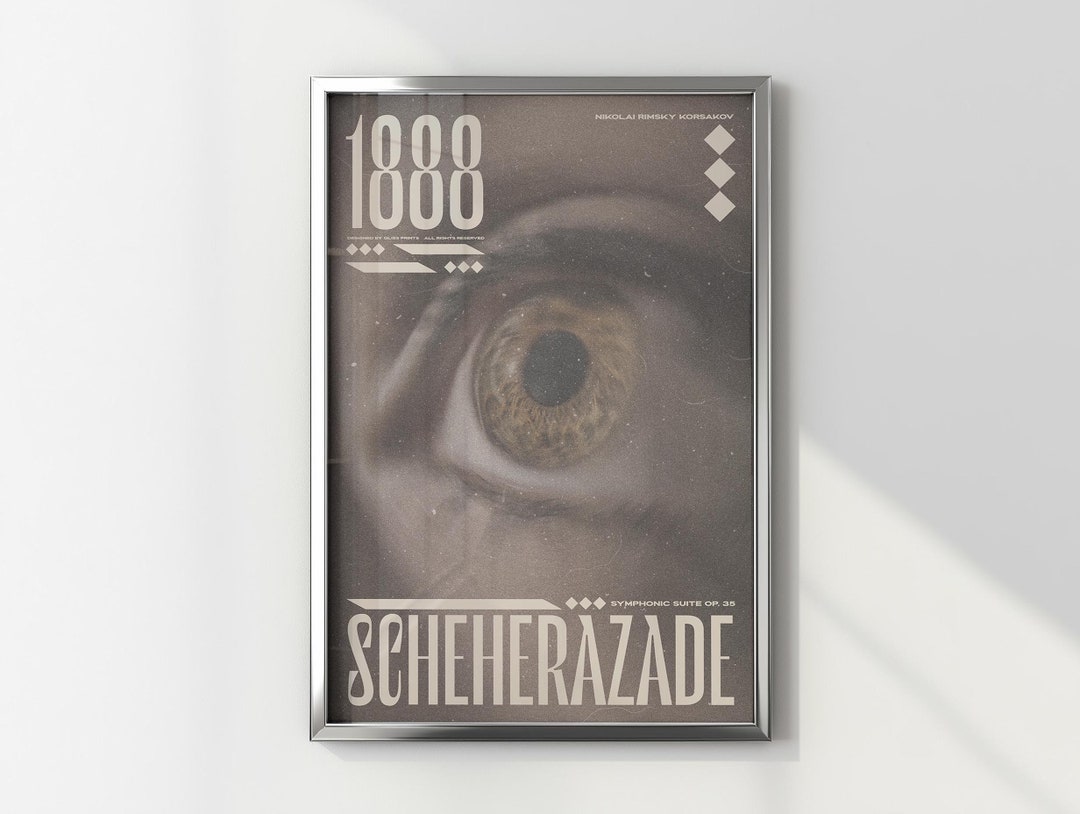Scheherazade Nikolai Rimsky Korsakov | Classical Music Concert Poster ...
