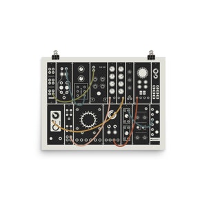 Modular Synthesizer Poster | Inspired by Eurorack | Gift for Music ...