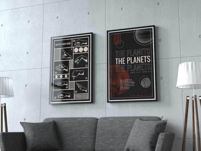 Gustav Holst, the Planets Poster | Classical Music Concert Print - Etsy