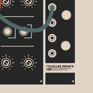 Modular Synthesizer Poster Inspired by Eurorack Gift for Music Producer ...