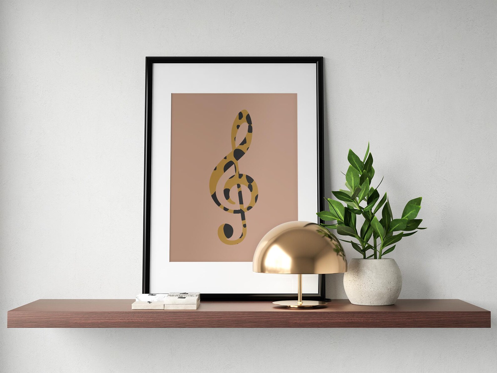 Treble Clef Poster Music Art Animal Print Music Lover - Etsy