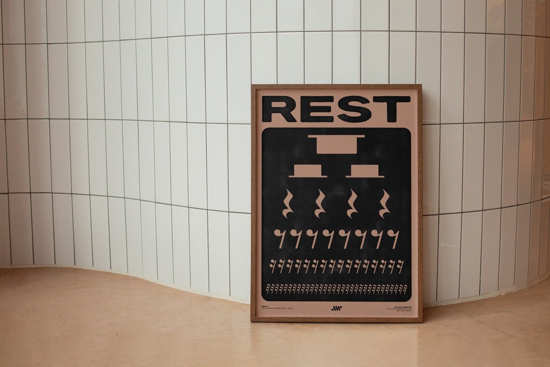Music Rest Symbol Poster, Pink | Music Classroom Music Studio Decor - Etsy
