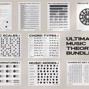 Ultimate Music Theory PDF Bundle | Digital Music Prints - Etsy