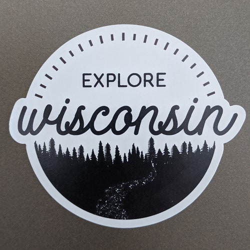 Wisconsin Home Vinyl Decal Car Window Sticker State | Etsy
