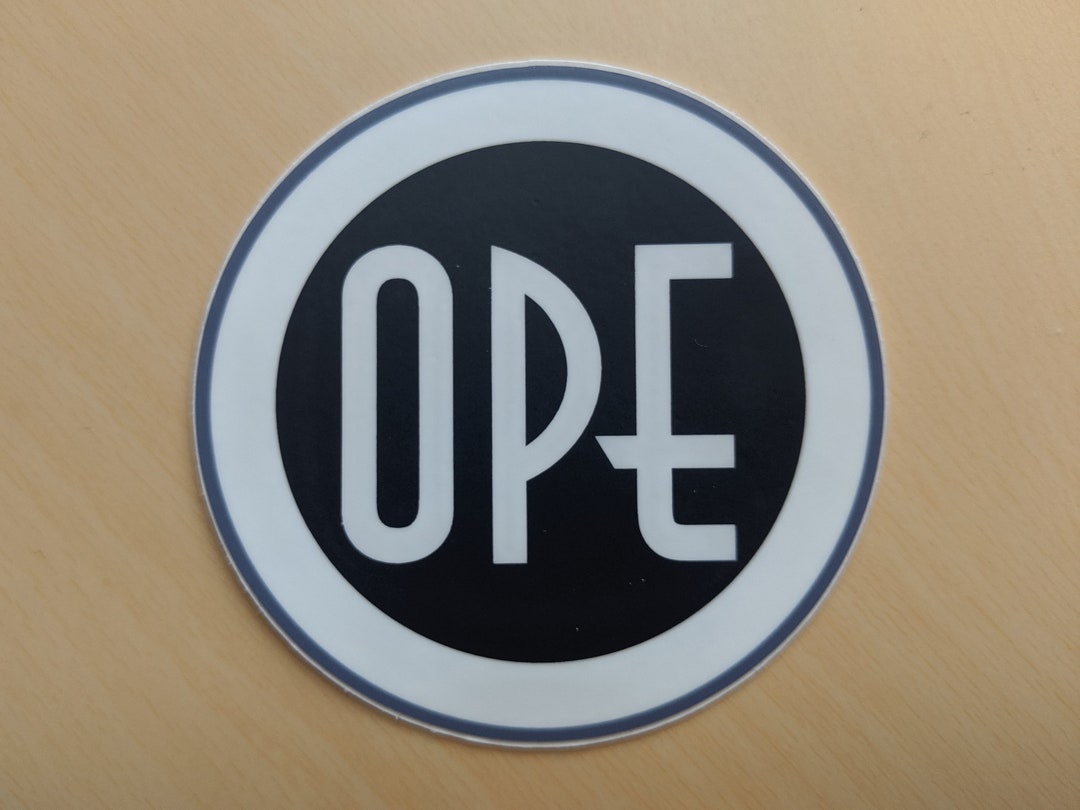 Ope Vinyl Sticker | Wisconsinite Sticker | Midwestern Sticker - Etsy