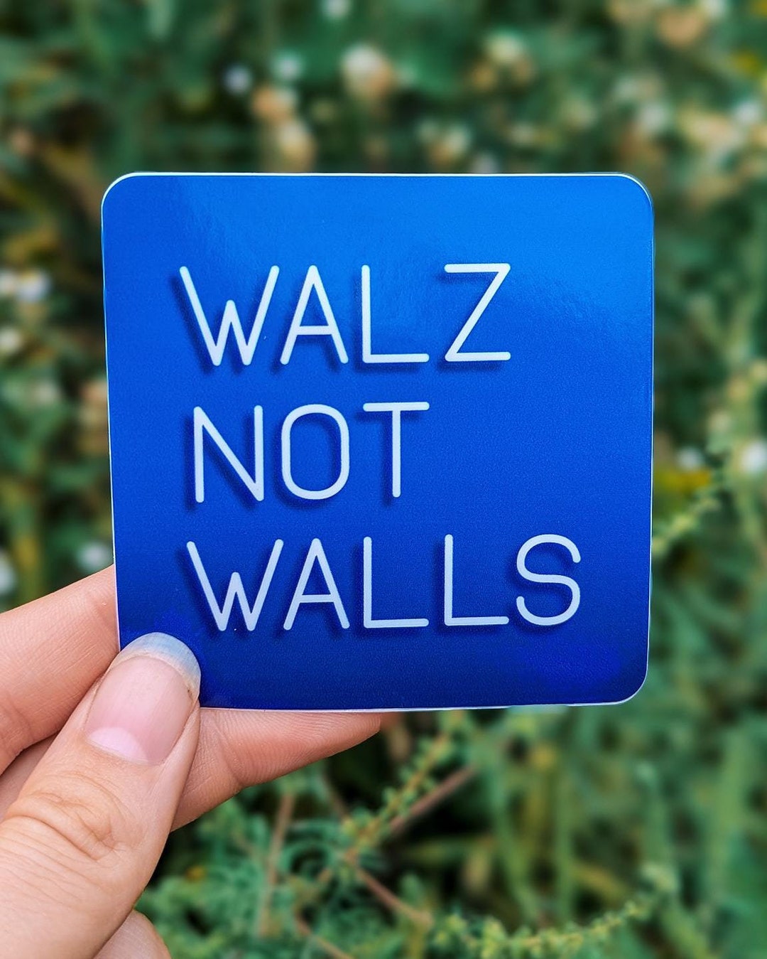 Walz Not Walls Vinyl Sticker - Etsy