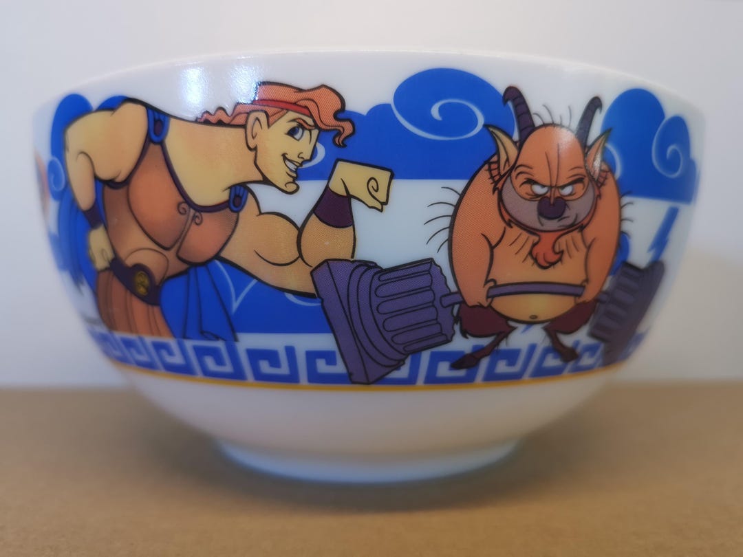 VTG Rare Hercules Disney Movie Ceramic Bowl Arcopal France - Etsy