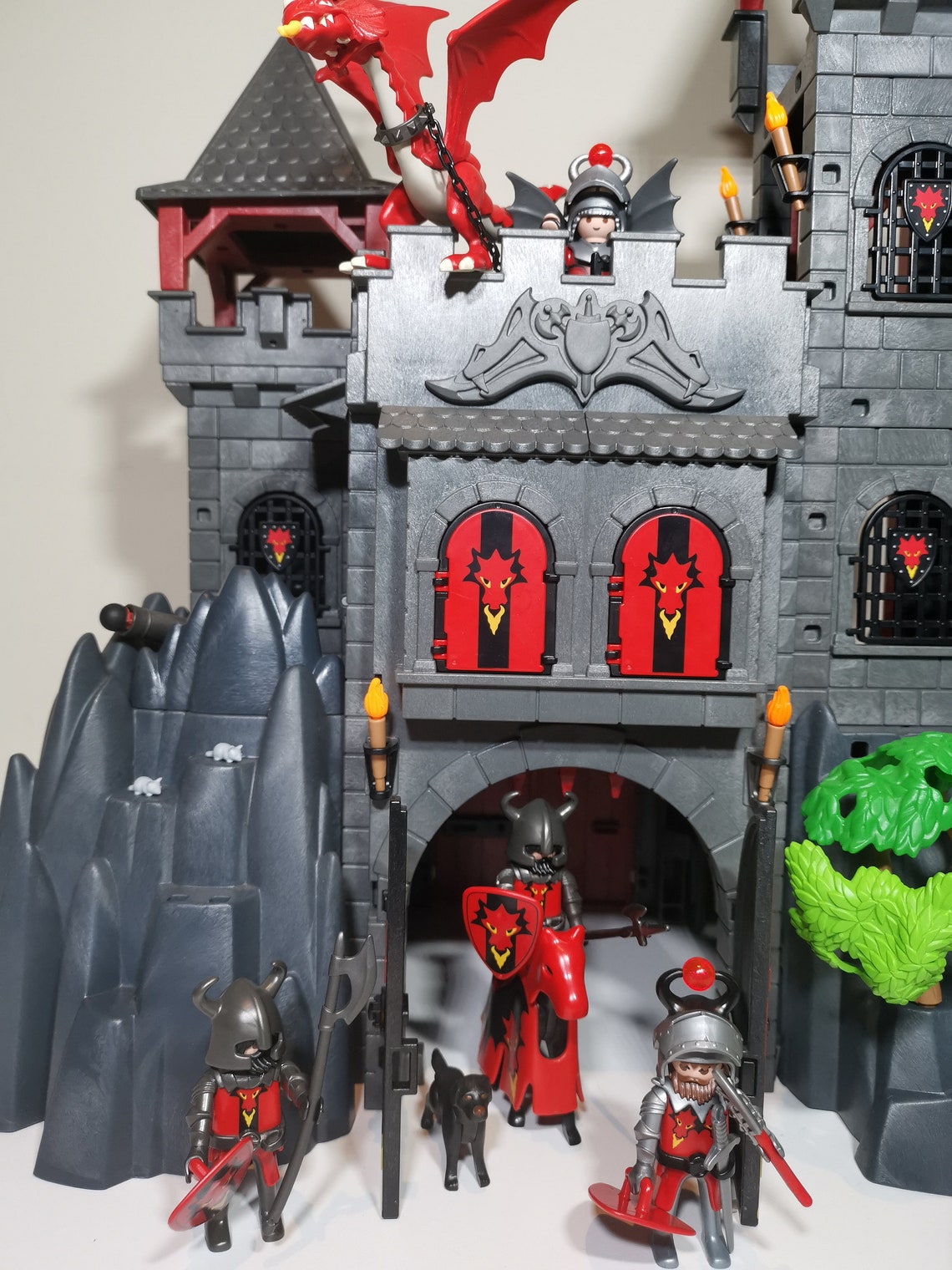 Playmobil Dragon Rock Castle 3269Germany 1997-2004 | Etsy