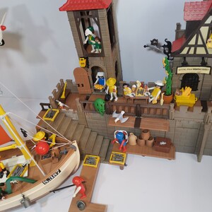 VTG Playmobil 3551 Suzanna Fishing Schooner/boat /ship ,3246 V1 Biplane ...