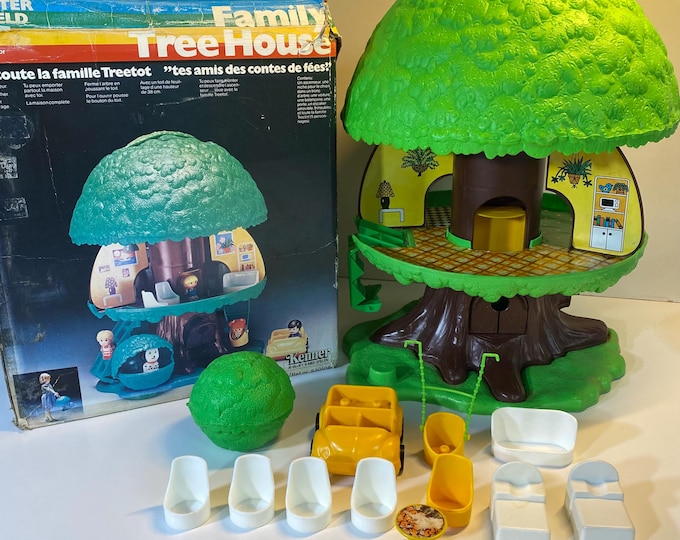 VTG Kenner Family Tree Tots Treehouse, 1975 (dolls )USA , 1977-83 ...