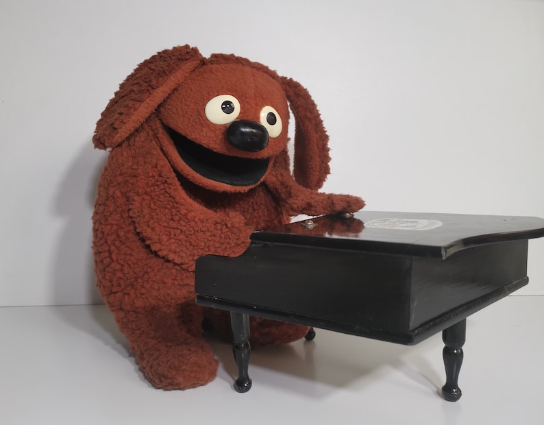 Jim Henson Rowlf the Dog Muppet Doll #852 Vintage Rowlf Muppet Hand ...