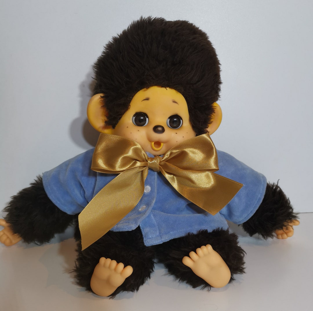 VTG Monchhichi Toho Daisuke Sleep Eyes, Bear Monchhichi Plush Toy 34cm ...