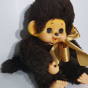 VTG Monchhichi Toho Daisuke Sleep Eyes, Bear Monchhichi Plush Toy 34cm ...