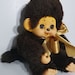 VTG Monchhichi Toho Daisuke Sleep Eyes, Bear Monchhichi Plush Toy 34cm ...