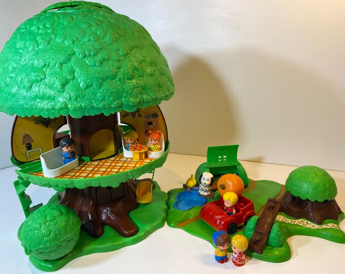 VTG Kenner Family Tree Tots Treehouse, 1975 (dolls )USA , 1977-83 ...