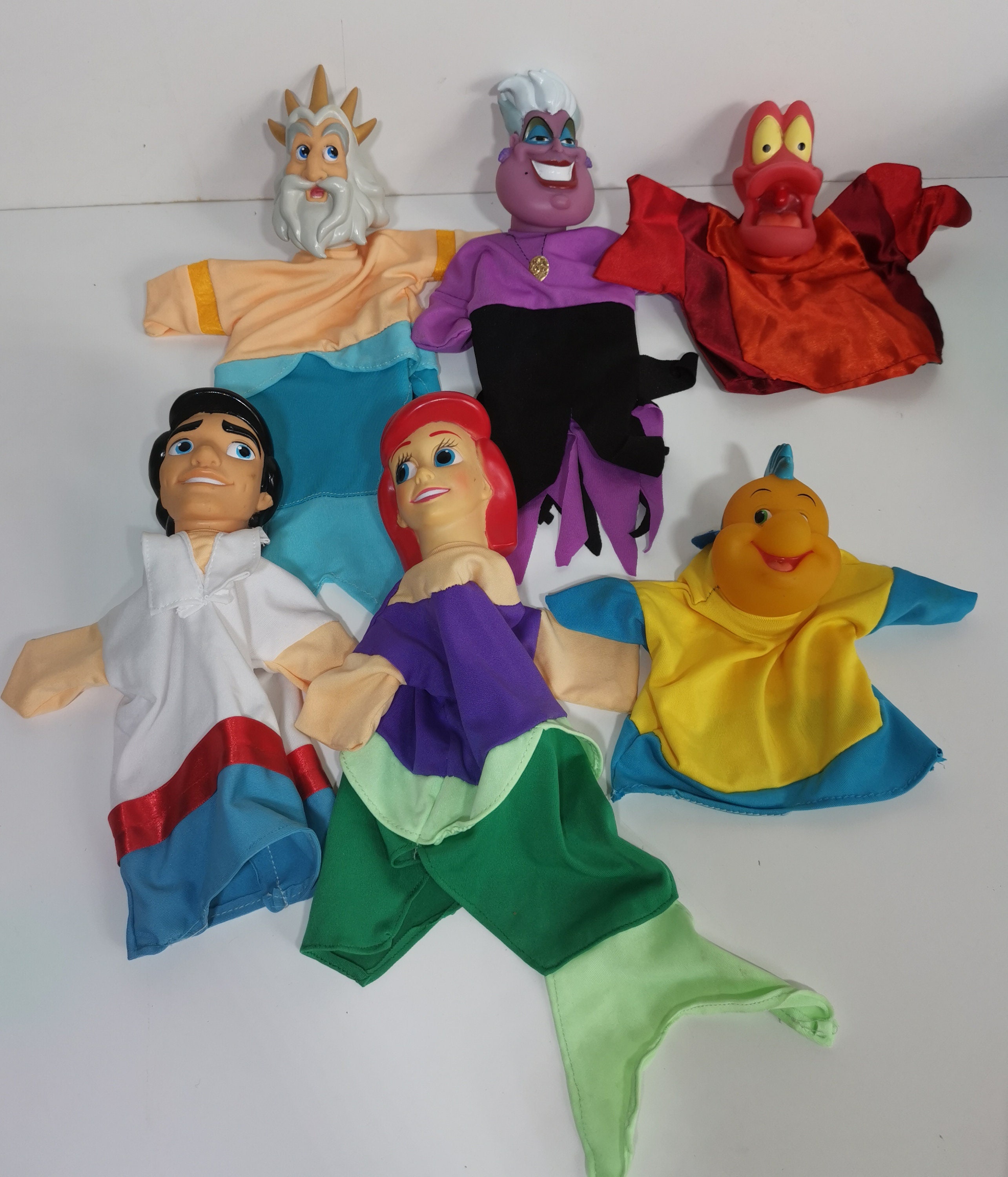Mermaid DISNEY old Puppets Cartoon Characters the Little - Etsy
