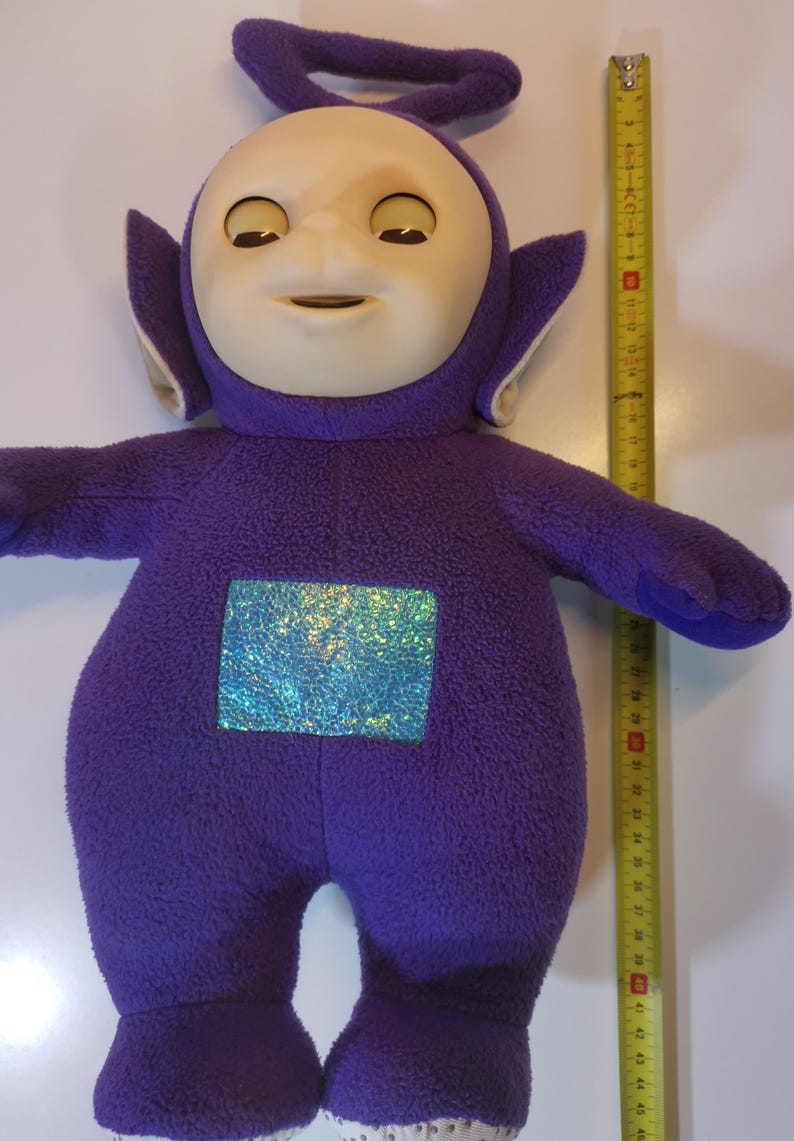 VTG Tinky-winky Purple Teletubbies, Plush, Secret Pocket, Red Bag, 1996 ...