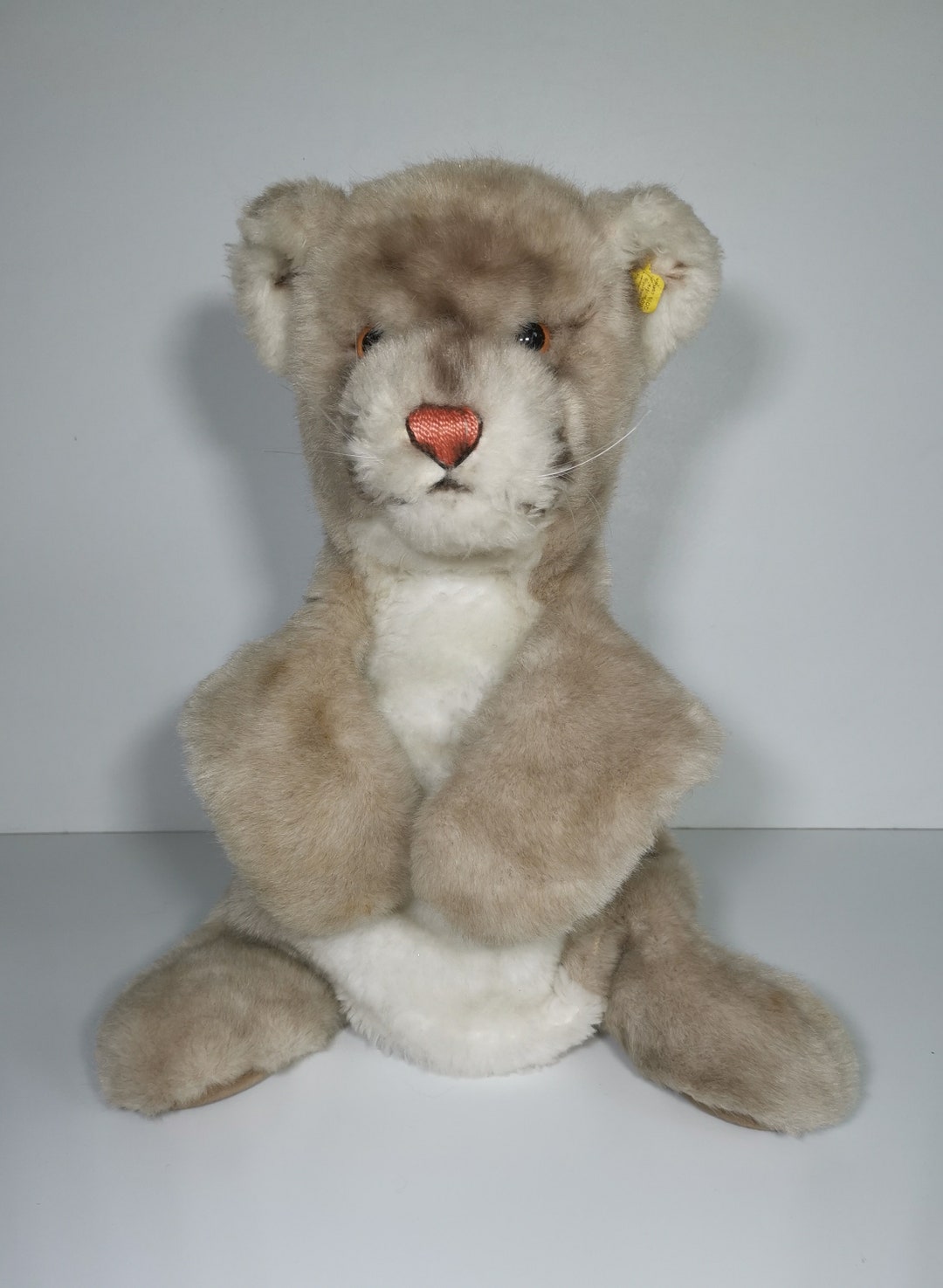 VTG Steiff "jolly Puma" 3478/50,plush Toy, Hand Puppet, 1973-1981 ...