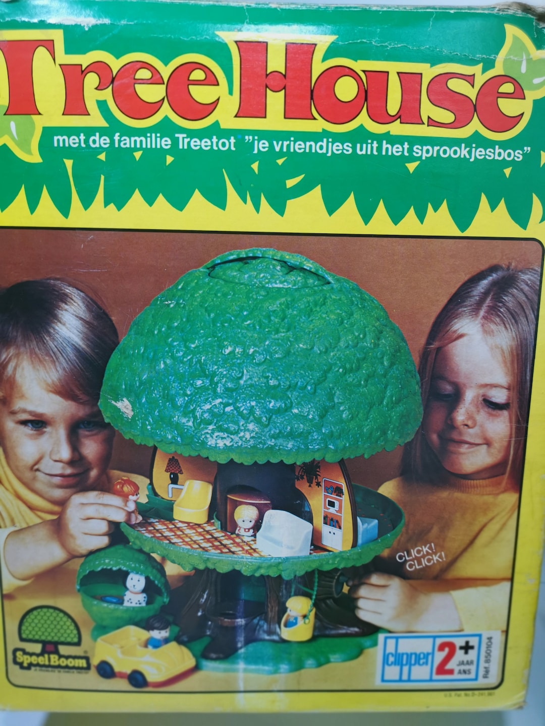 VTG Kenner/clipper Family Tree Tots Treehouse, 1975 dolls USA , 1977-83 ...