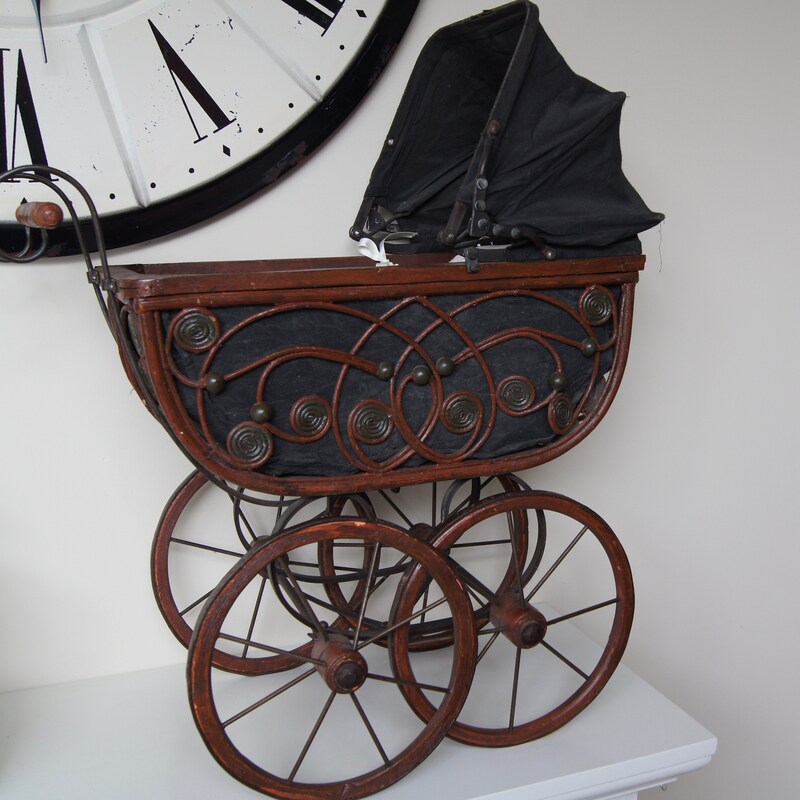 Wicker Doll Pram - Etsy