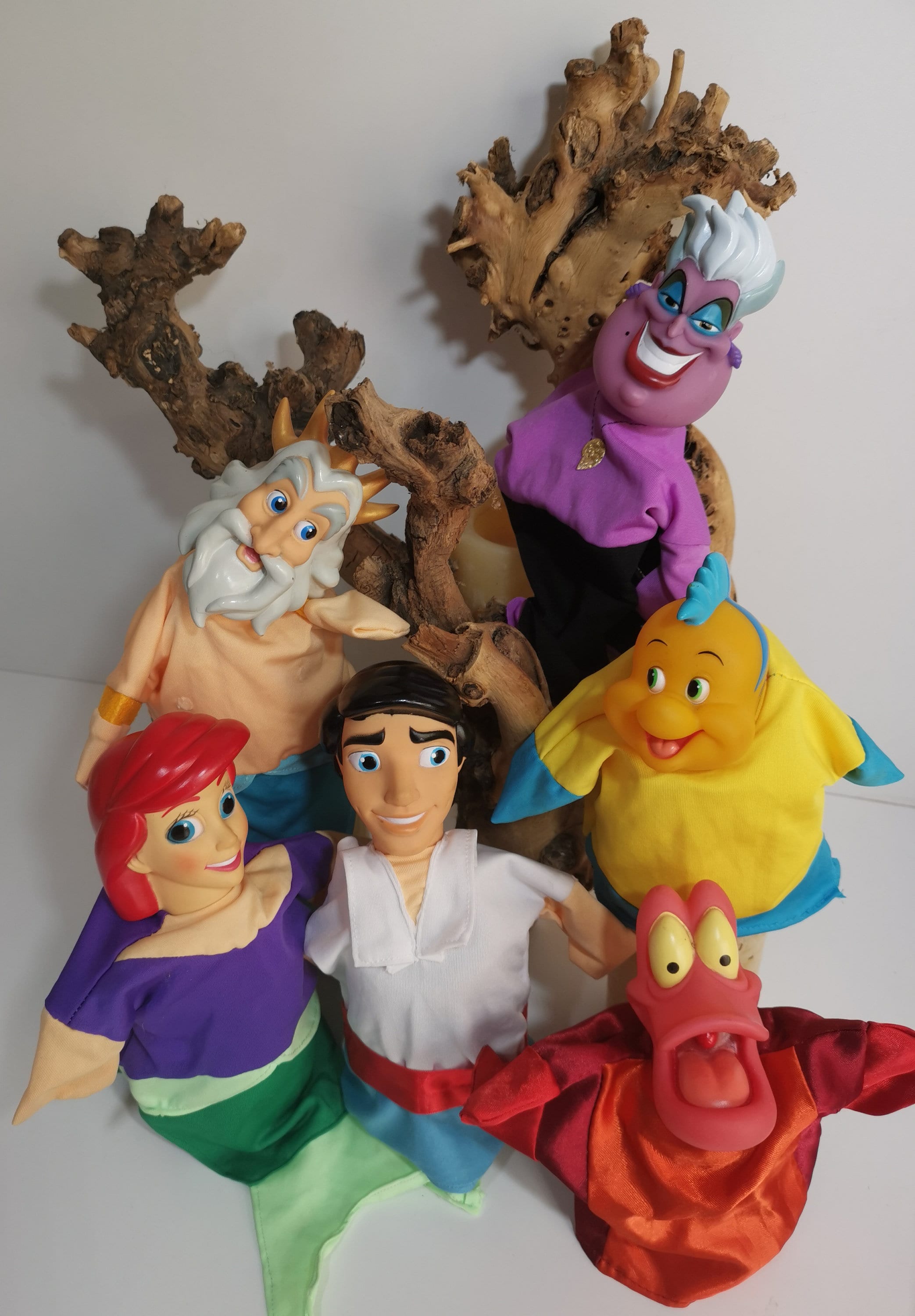 Mermaid DISNEY old Puppets Cartoon Characters the Little - Etsy