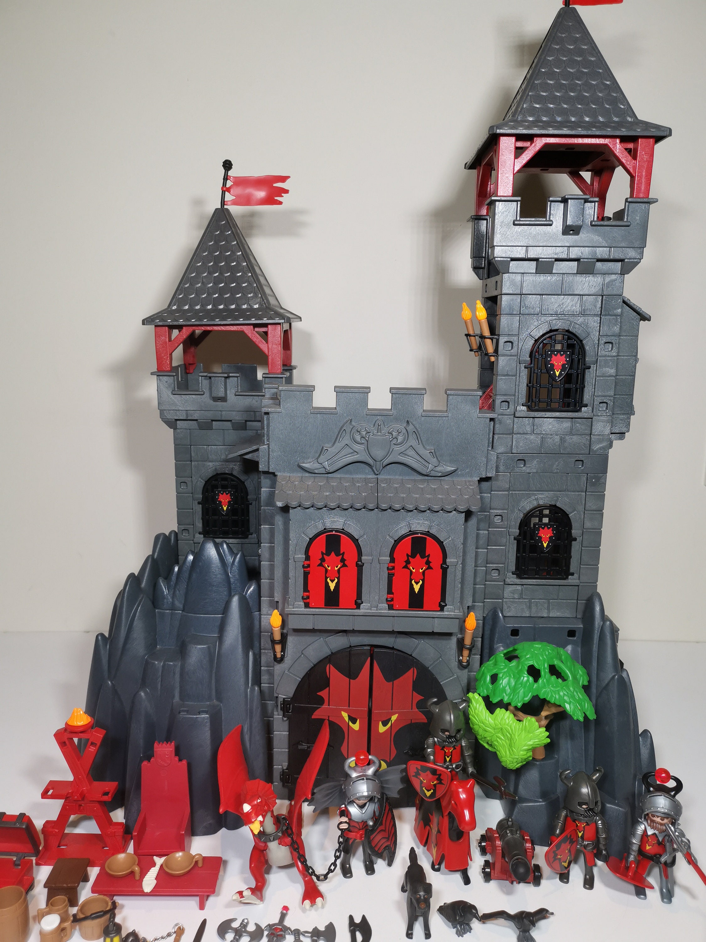 Playmobil Dragon Rock Castle 3269Germany 1997-2004 | Etsy