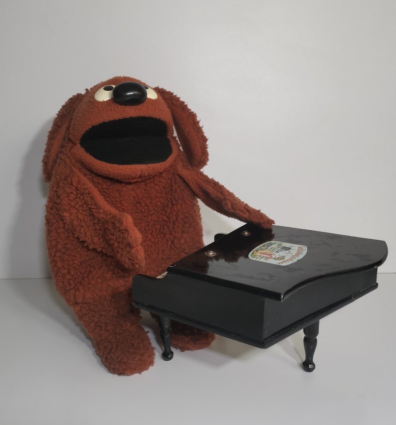 Jim Henson Rowlf the Dog Muppet Doll 852 Vintage Rowlf Muppet Hand ...