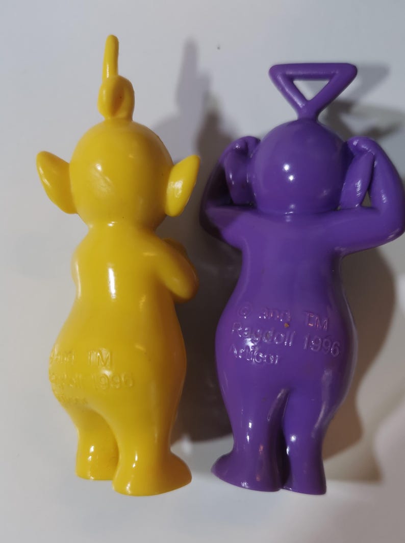 VTG Tinky-winky Purple Teletubbies, Plush, Secret Pocket, Red Bag, 1996 ...