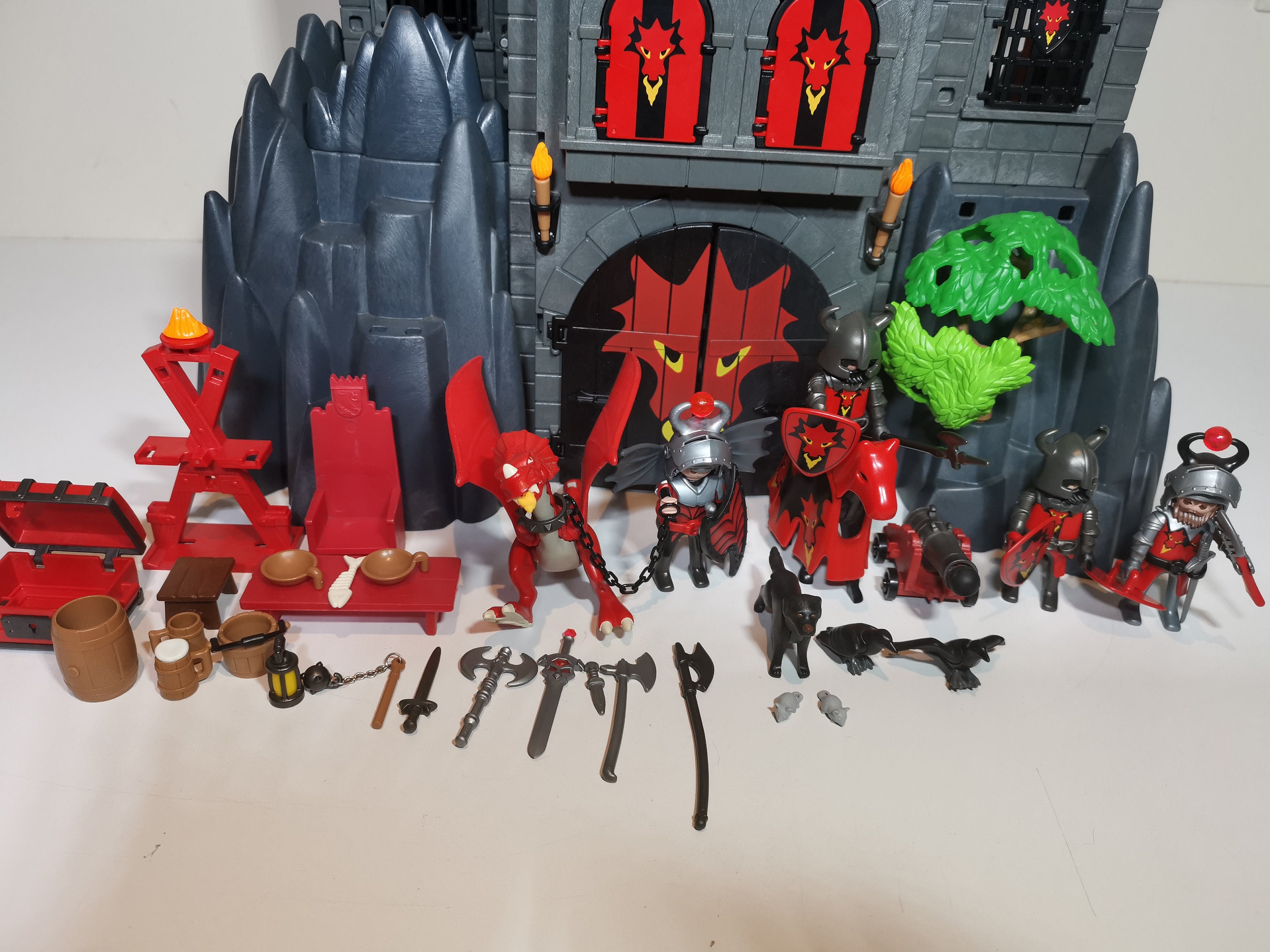 Playmobil Dragon Rock Castle 3269Germany 1997-2004 | Etsy