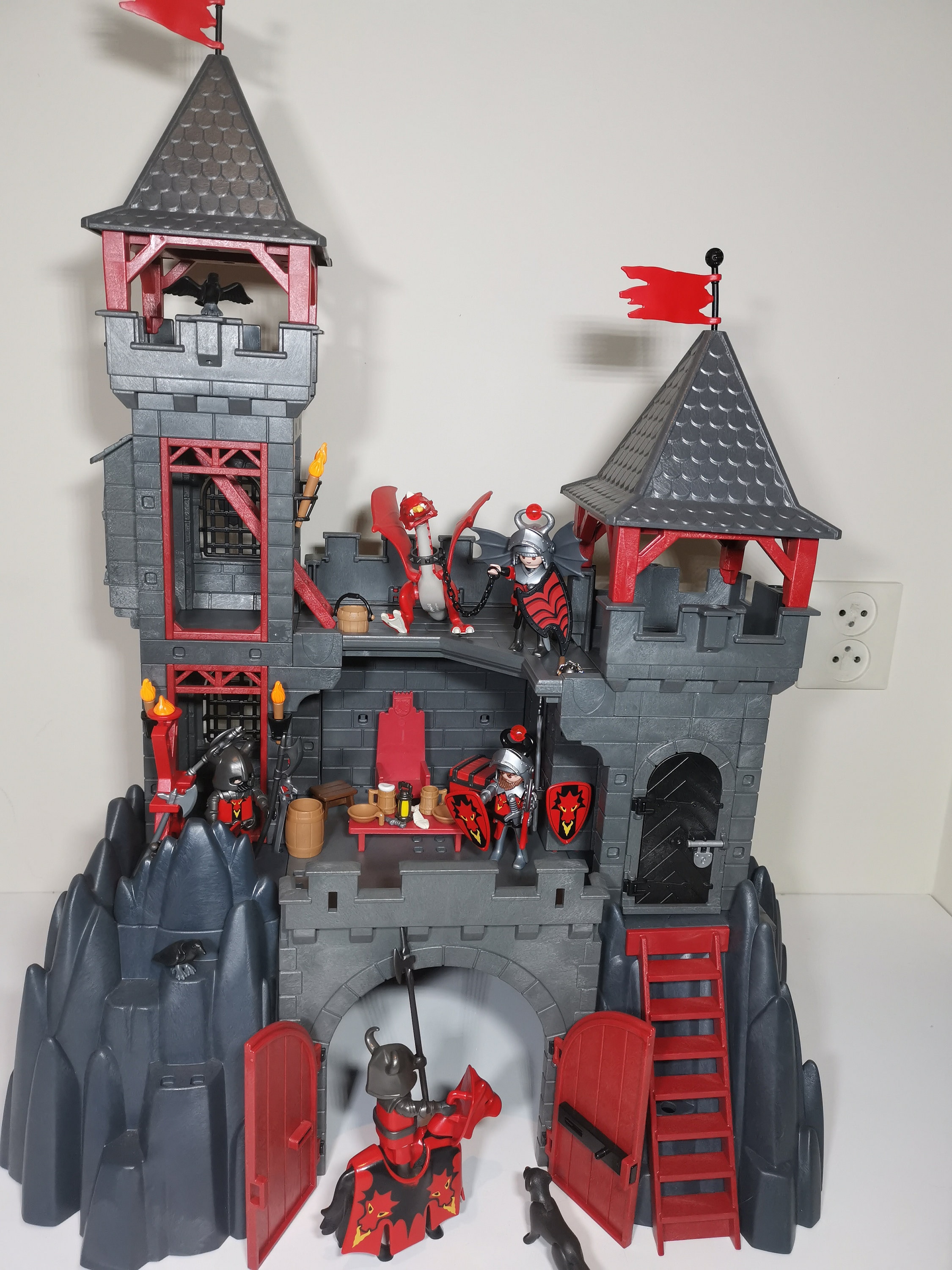 Playmobil Dragon Rock Castle 3269Germany 1997-2004 | Etsy
