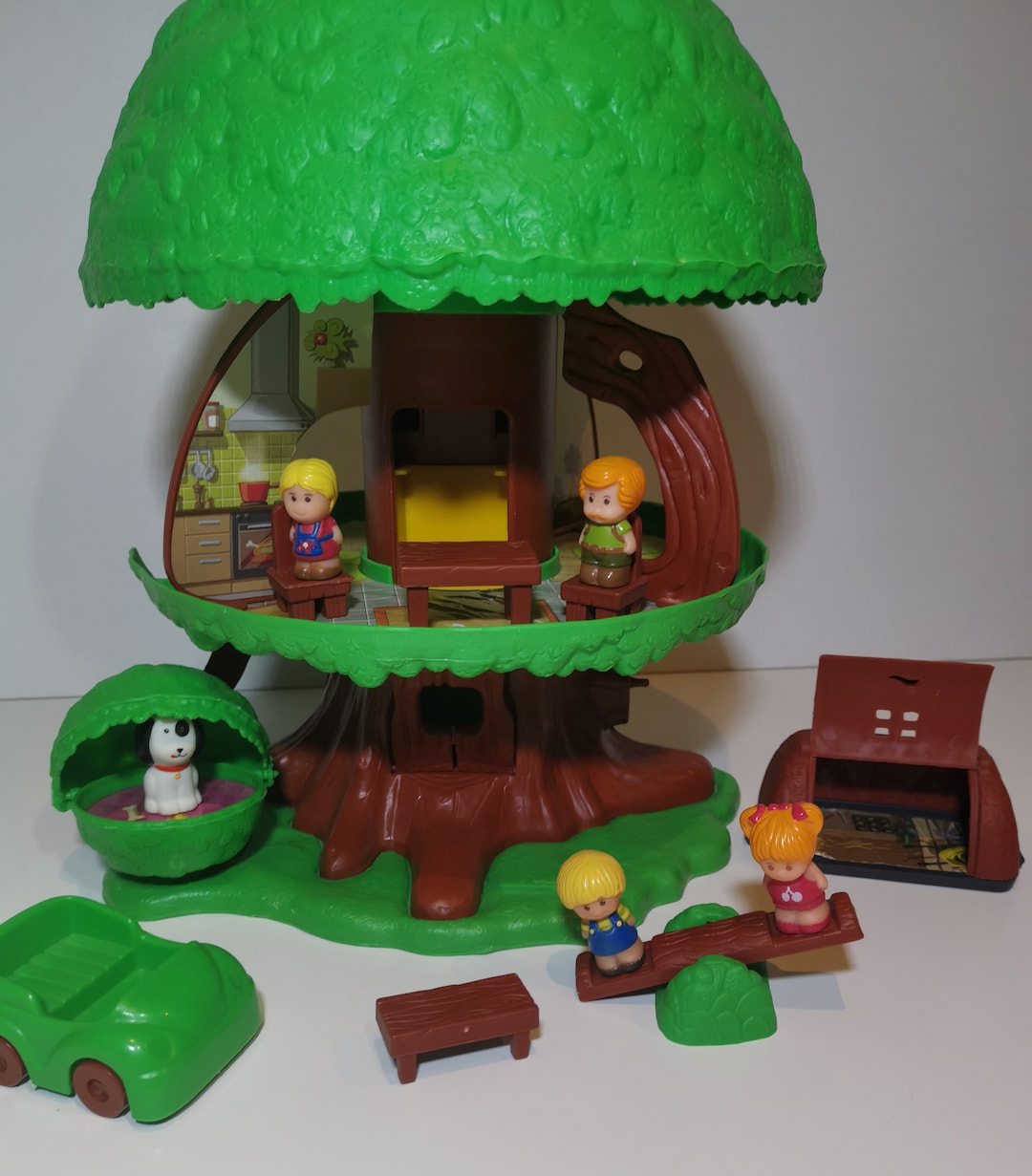 VTG Family Tree Tots Treehouse Kenner Vulli 80-s Made in - Etsy