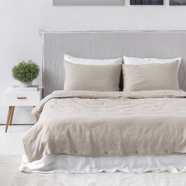 Washed Linen Bedding - Etsy