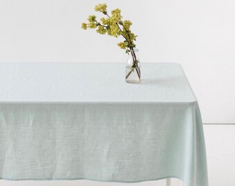 Light Blue Tablecloth - Etsy
