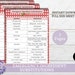 Printable Red Plaid Emergency Ingredient Substitutions Chart, Kitchen ...