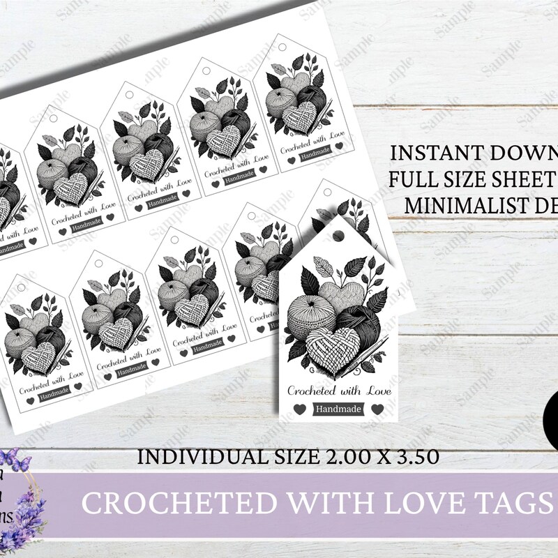 Crochet Tags - Etsy