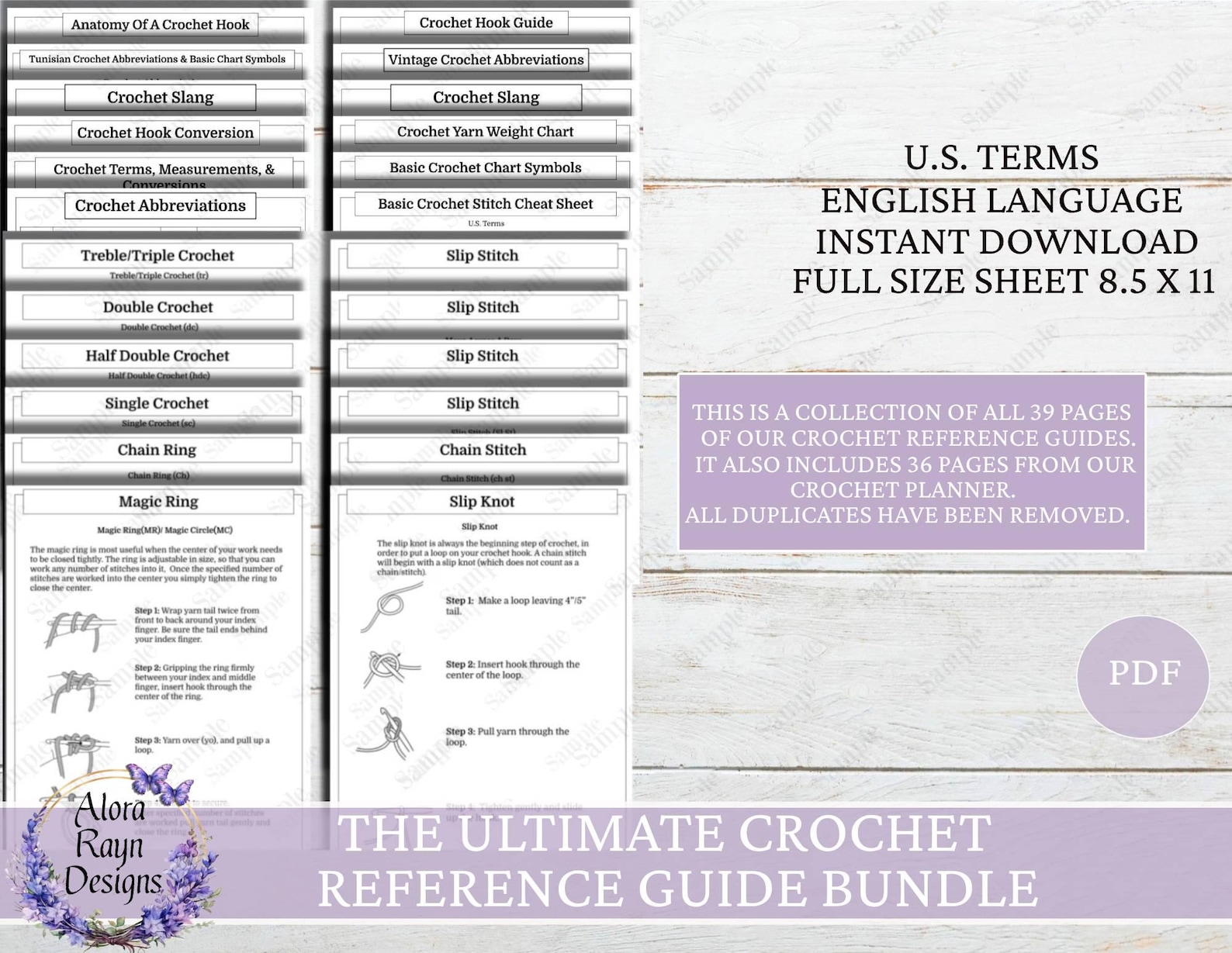 The Ultimate Crochet Reference Guide Bundle, Beginner Crochet Reference ...